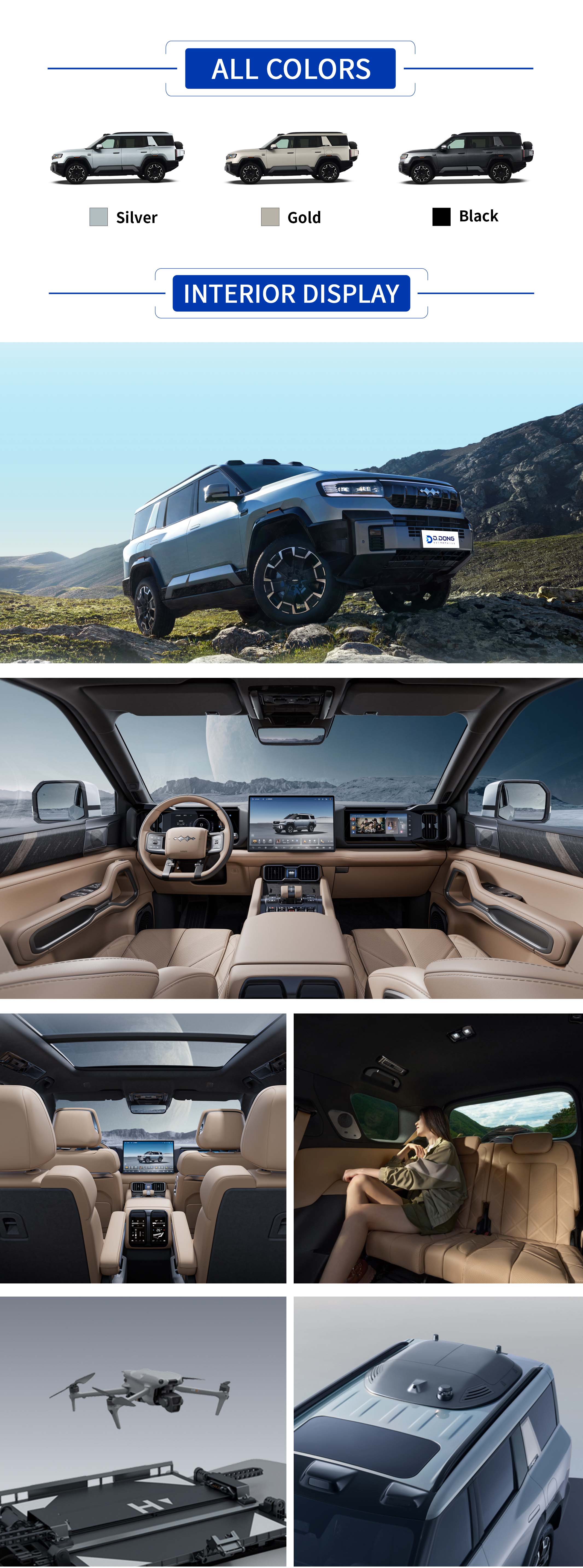 BYD Leopard 8: 5 seats, 6 seats, or 7 seats — your choice| DDong Automobile